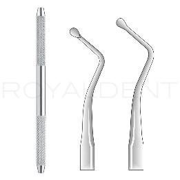 Cucharillas alveolares Cirugía - Instrumental - Royal Dent